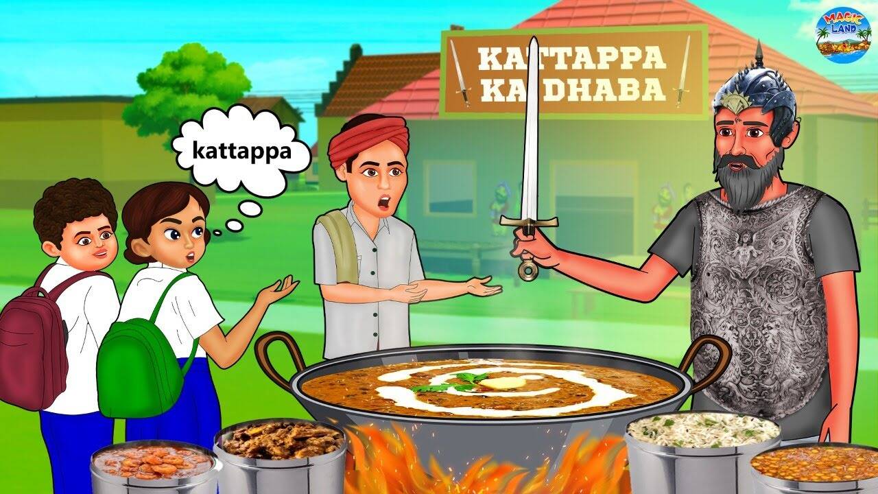 baby: Watch Latest Children Hindi Story 'Katappa Ka Dhaba' For Kids ...