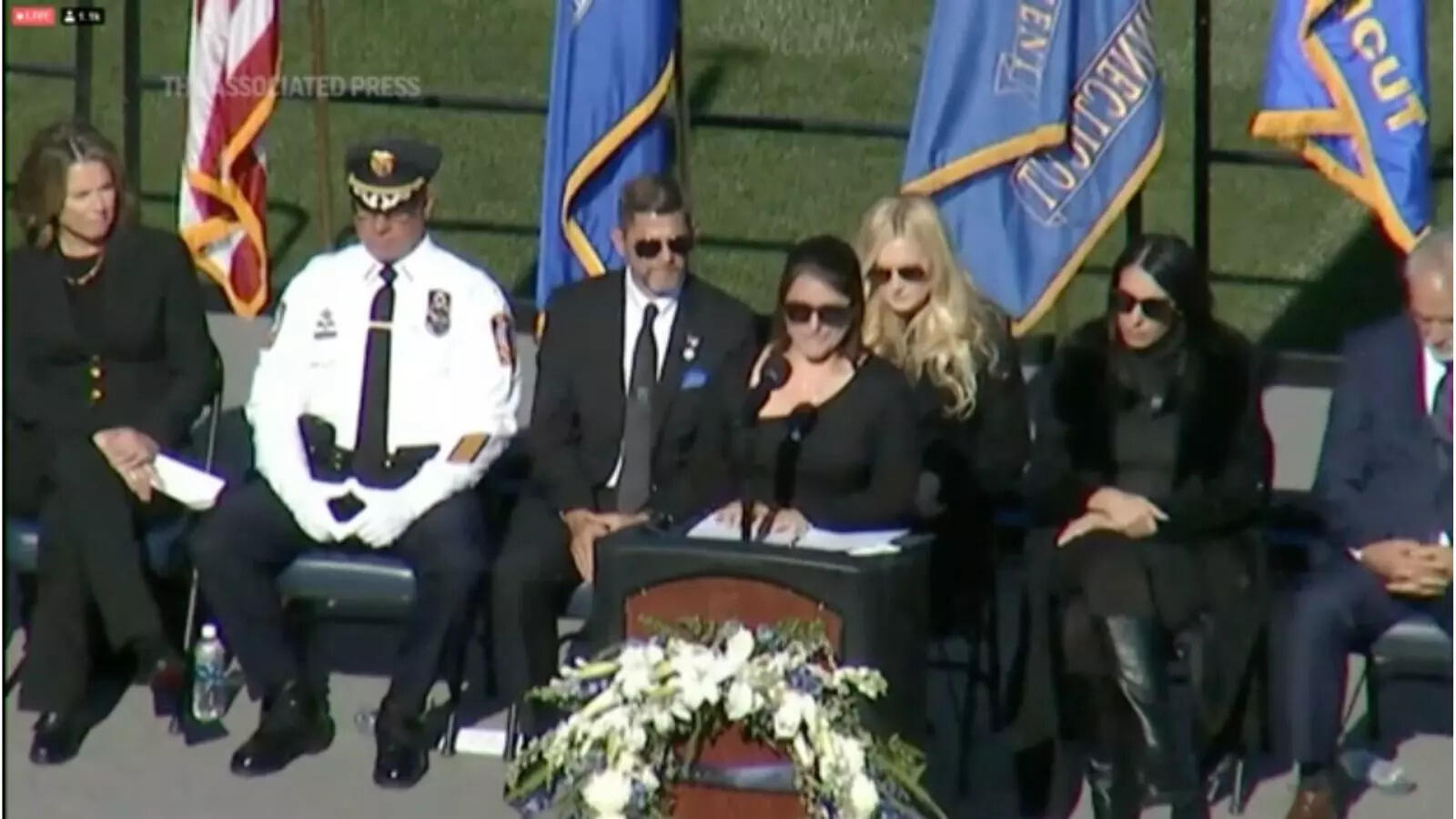 US: Thousands attend Connecticut police funeral