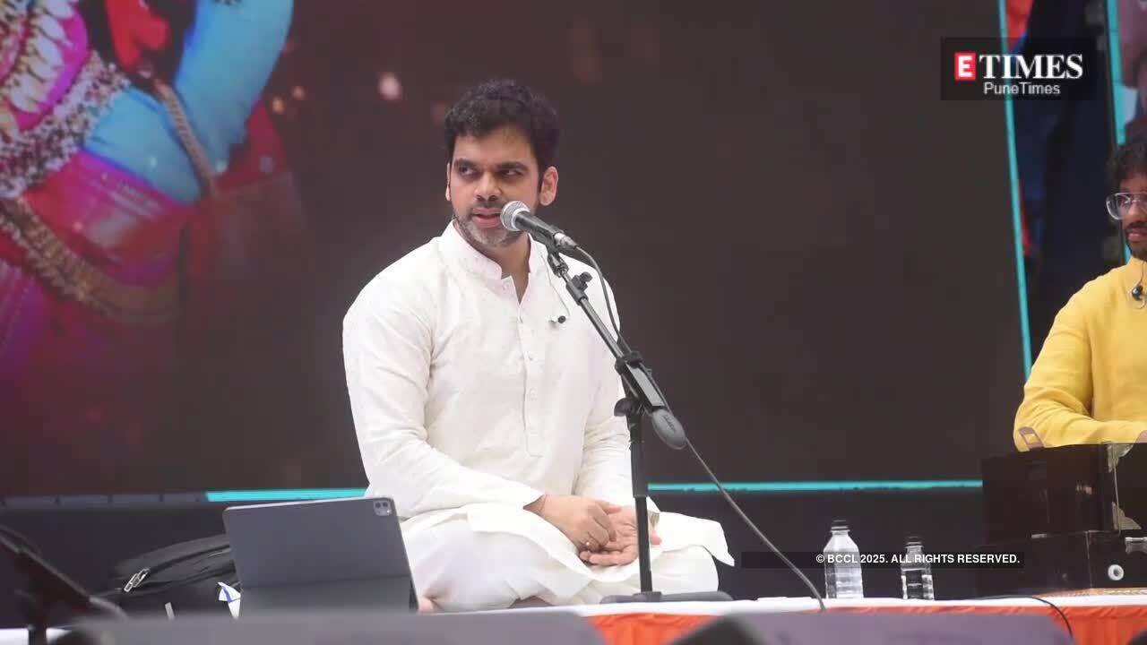 Rahul Deshpande captivated the Pune audience with 'Abhangwani'