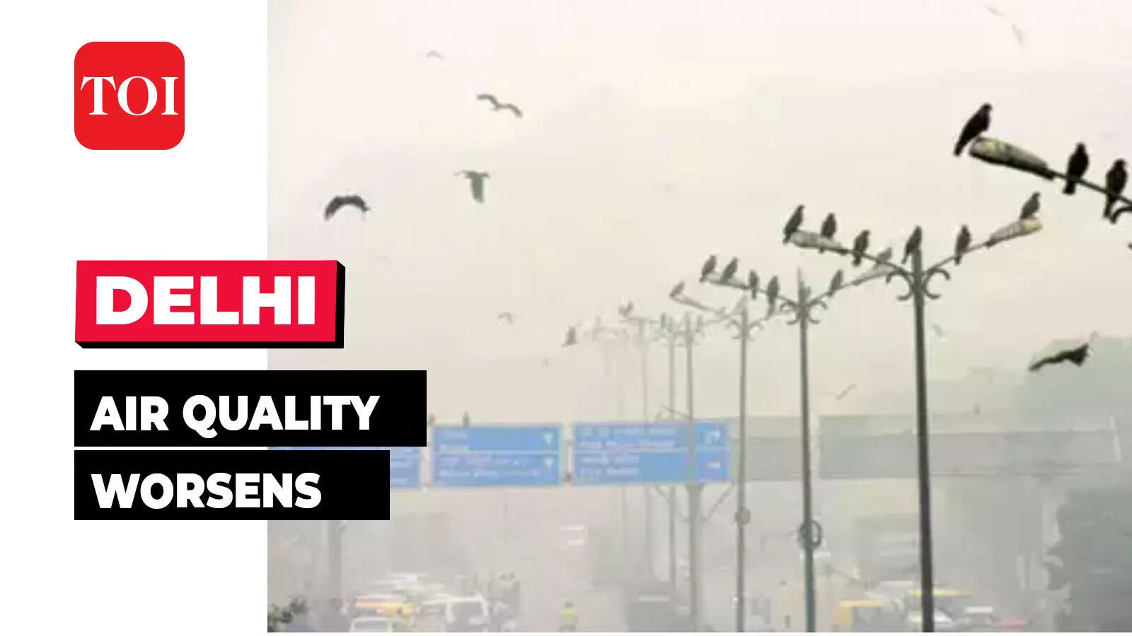 Diwali morning: Delhi's air quality index slips near "very poor" levels