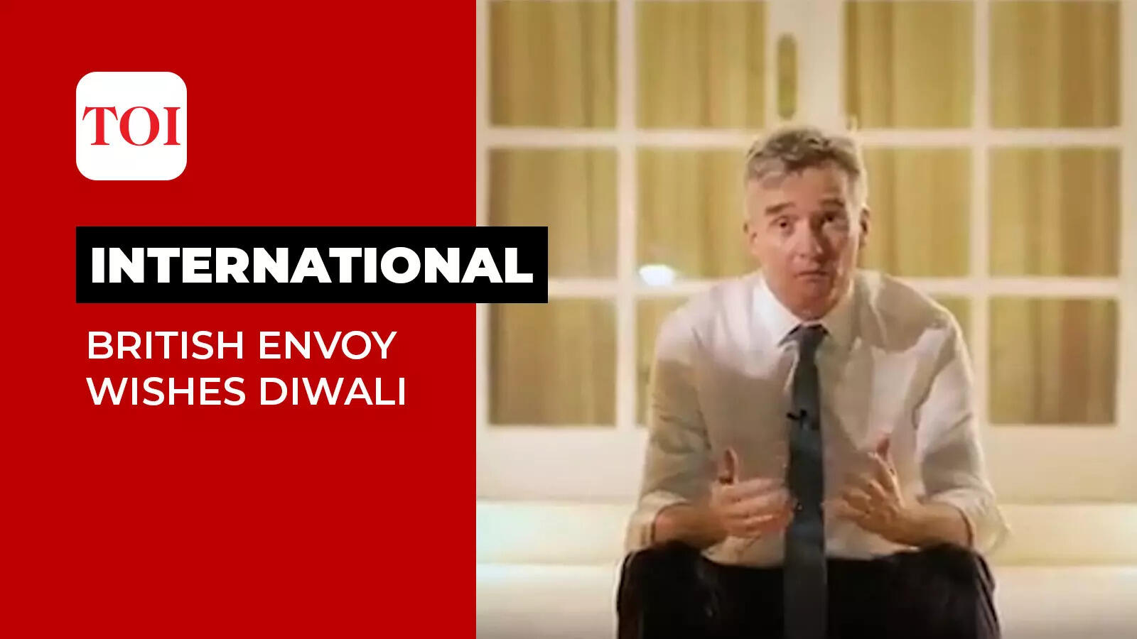 UK envoy Alex Ellis wishes India a Happy Diwali