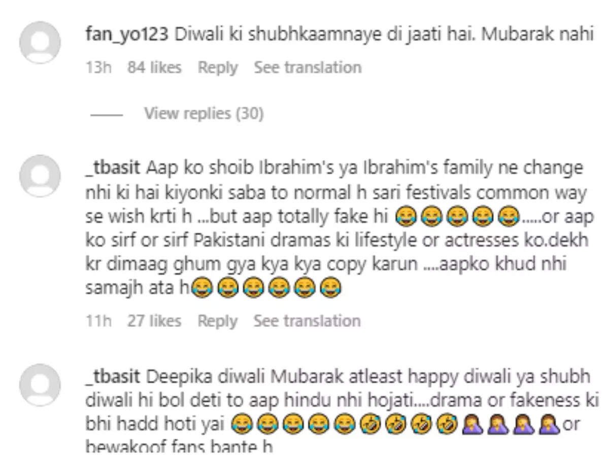 Dipika Kakar writes ‘Diwali Mubarak’ to wish fans; netizens say ‘Diwali ...