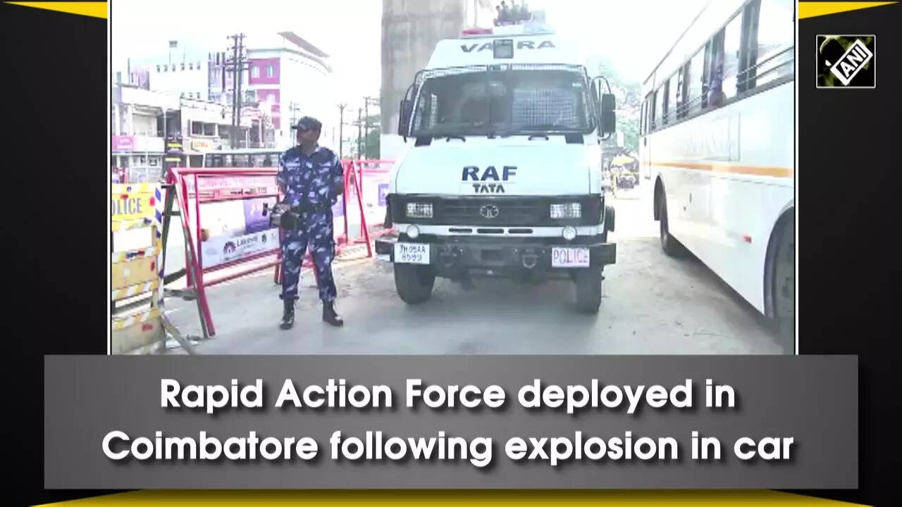 rapid action force: Rapid Action Force deployed in Coimbatore following ...