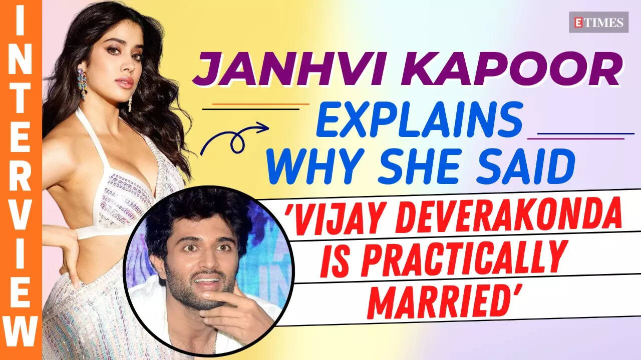 Janhvi Kapoor explains why she said 'Vijay Deverakonda is practically married'