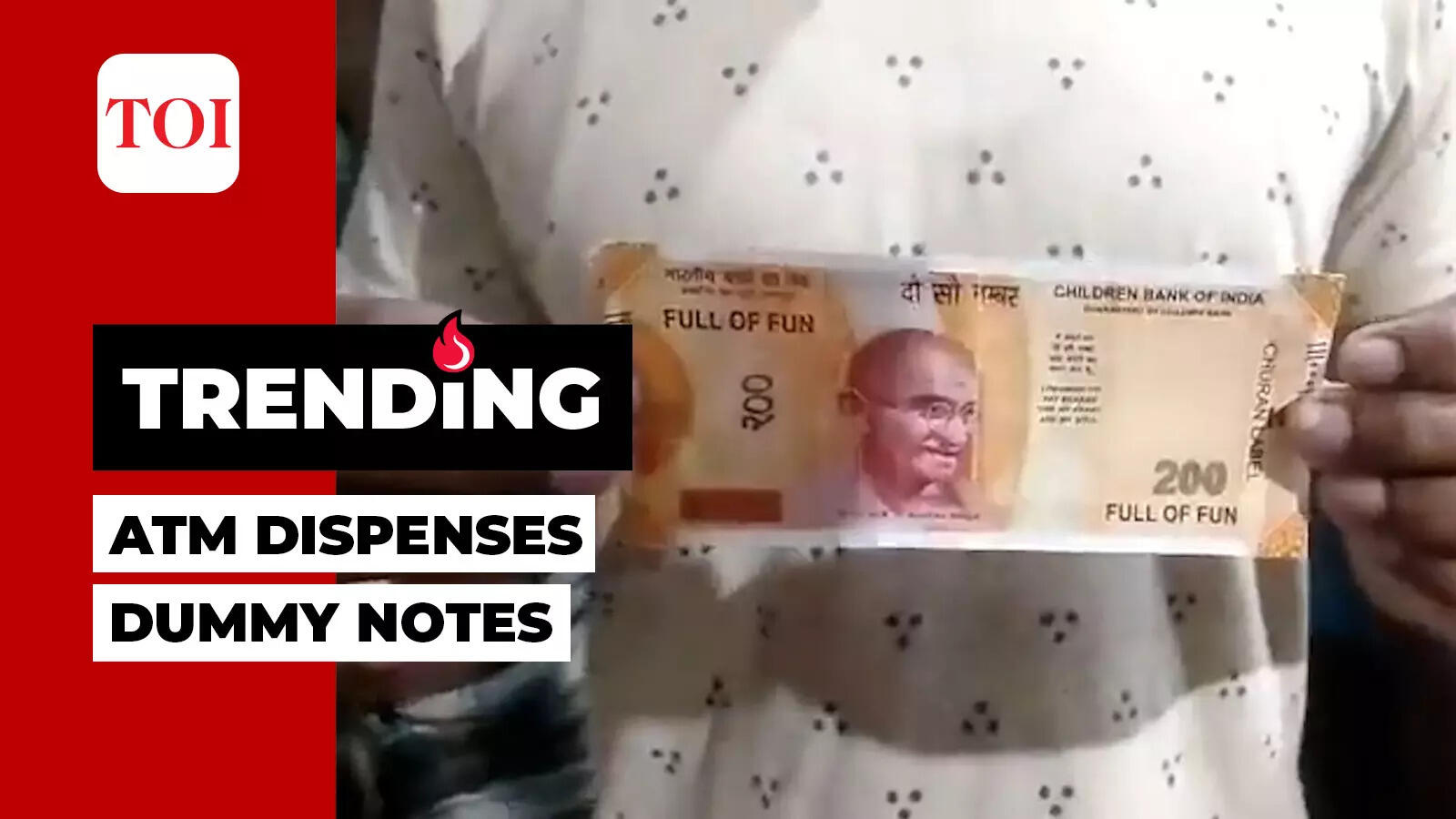 UP: Amethi ATM dispenses dummy notes of Rs 200 denomination, locals ...