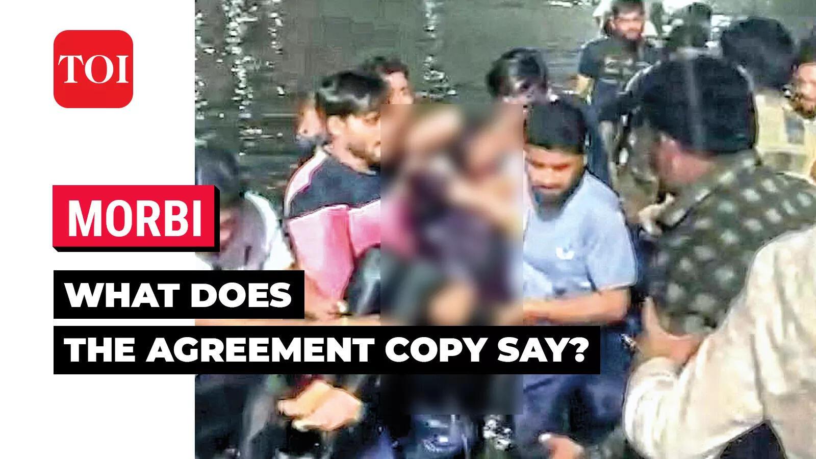 ajanta oreva: Morbi bridge collapse: Ajanta Oreva contract copy with municipality mentions ...