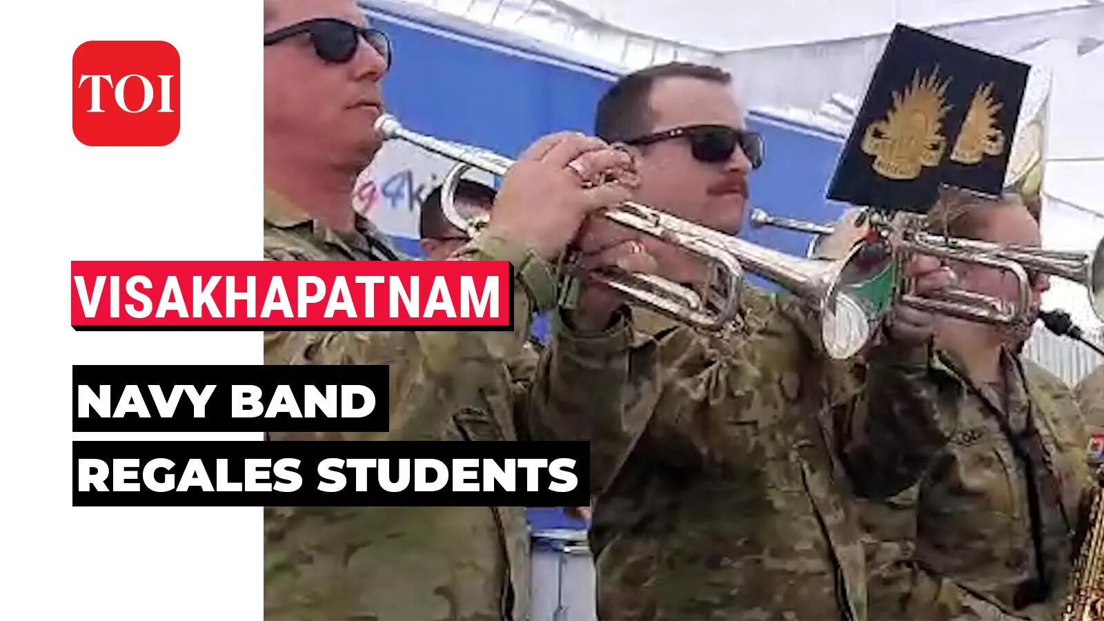 Visakhapatnam: Australian navy band performs on marine ecology ...