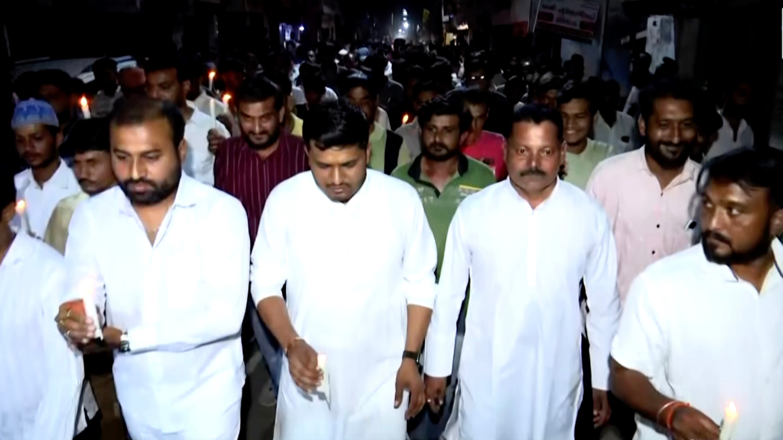 Gujarat: Locals hold candle march in Morbi