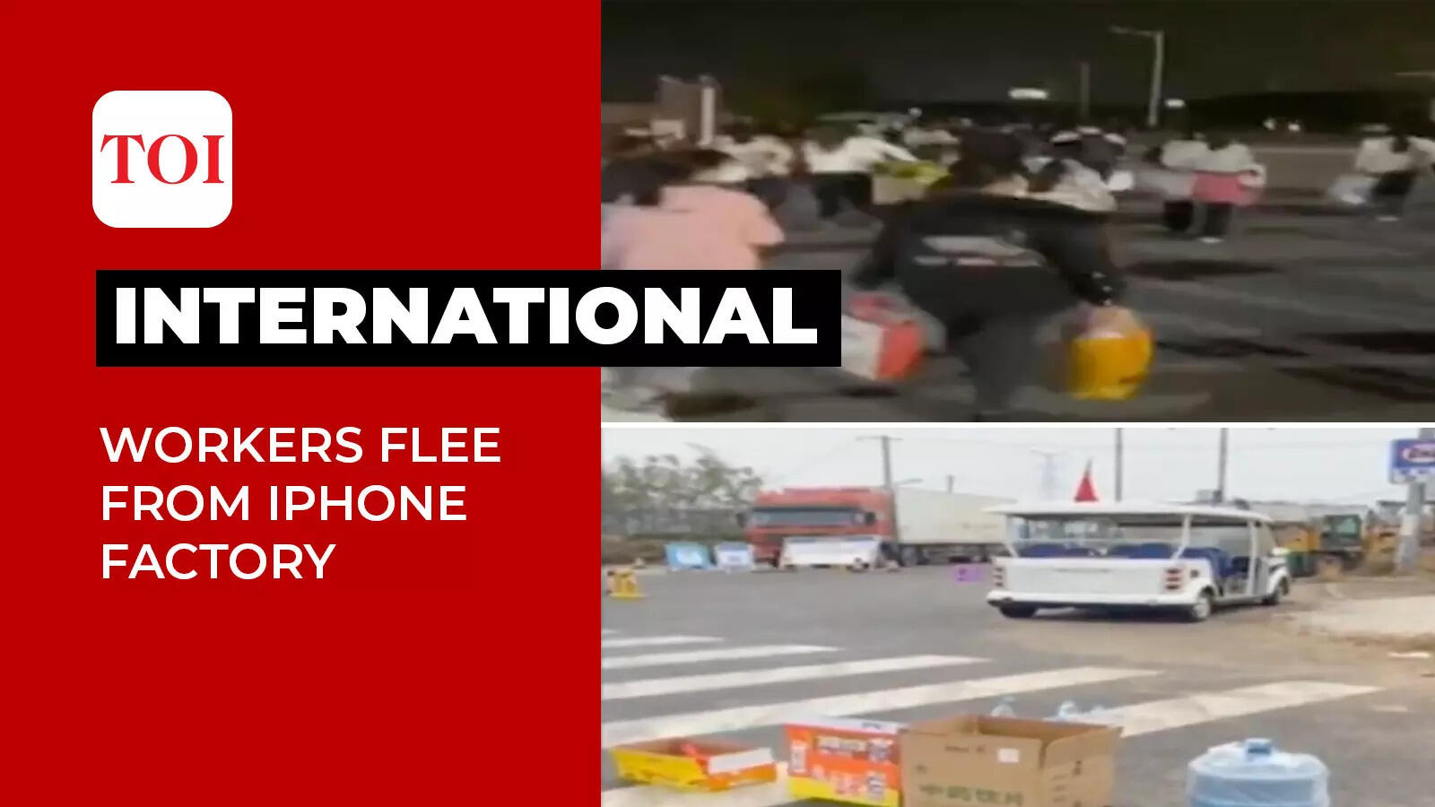 China: Workers flee from biggest iPhone factory as zero-COVID lockdown continues