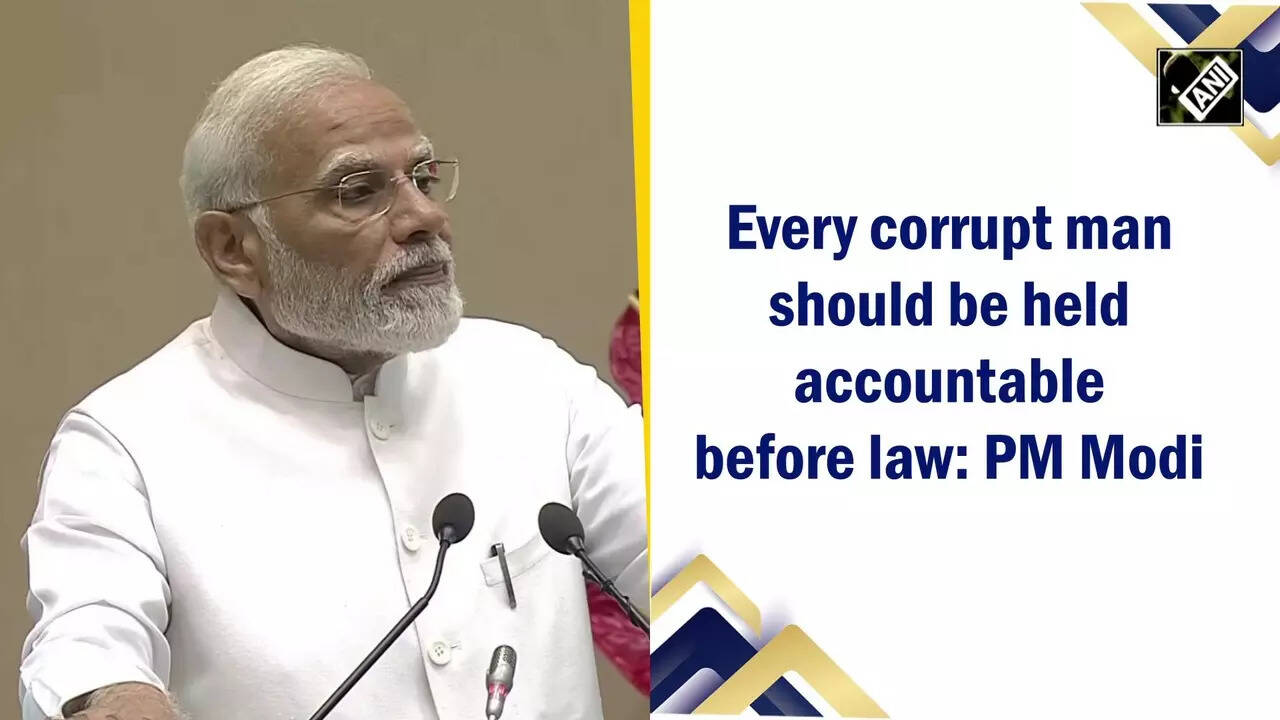 Every corrupt man should be held accountable before law: PM Modi