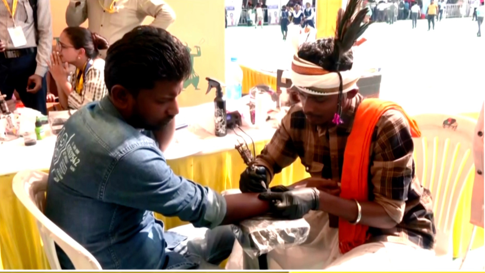 godna art: Chhattisgarh: Godna tattoo art turns out to be major ...