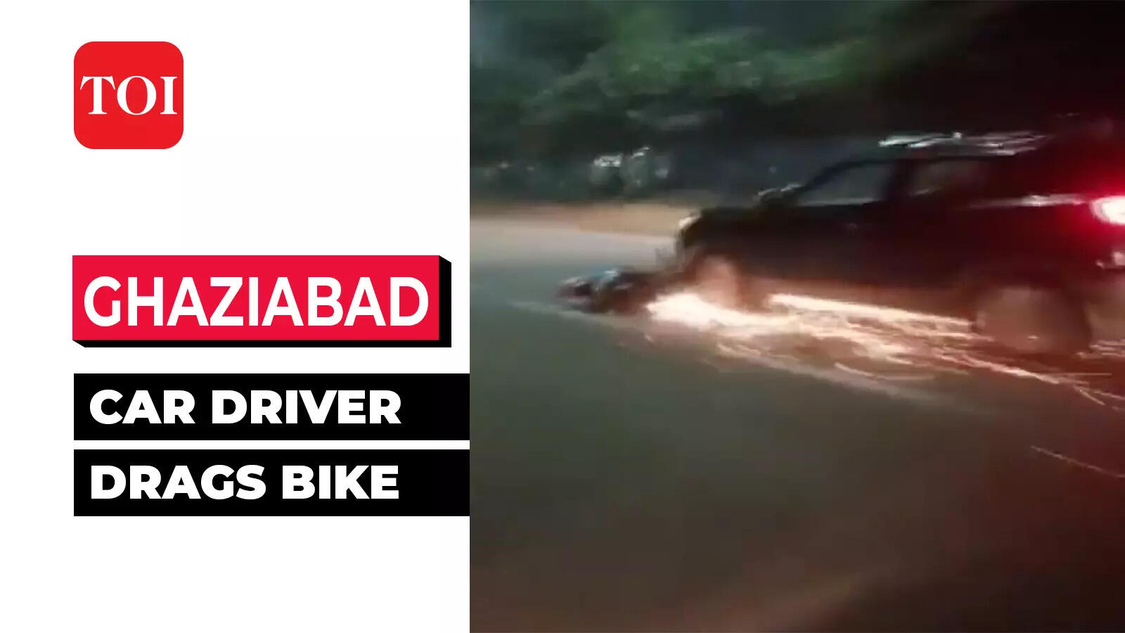 UP: Car driver drags bike for a kilometre in Ghaziabad, arrested