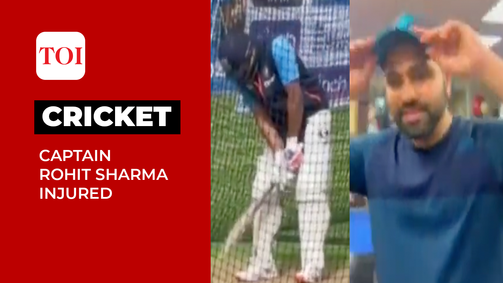 Indian captain Rohit Sharma sustains forearm injury at nets