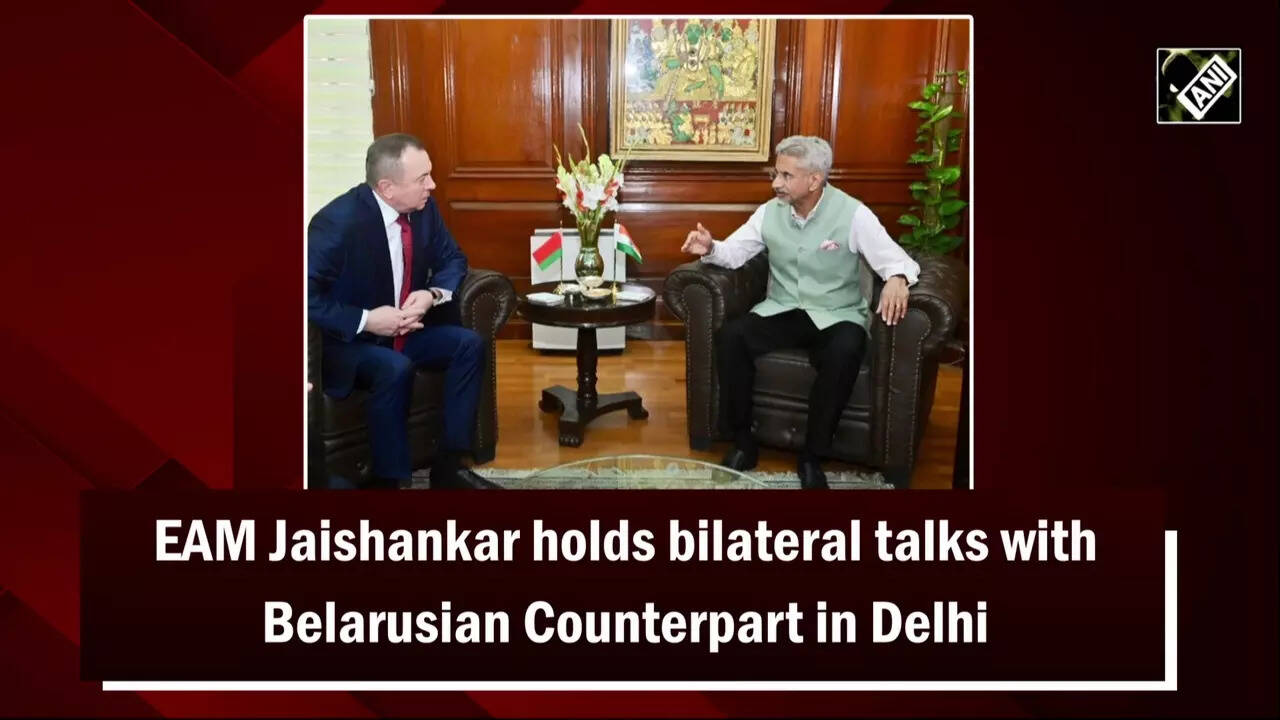 EAM Jaishankar holds bilateral talks with Belarusian Counterpart in Delhi