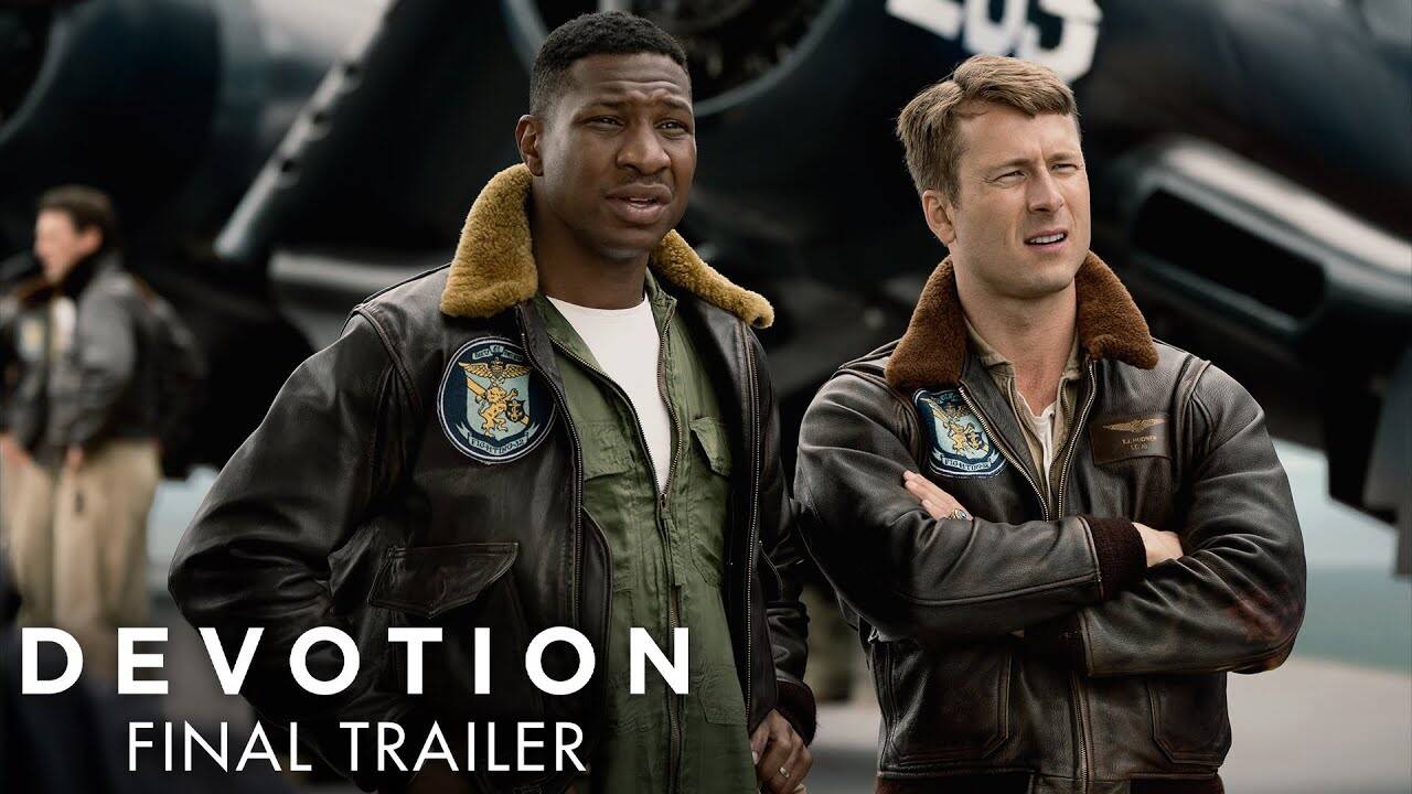 jonathan majors: 'Devotion' Trailer: Jonathan Majors And Glen Powell starrer 'Devotion' Official ...