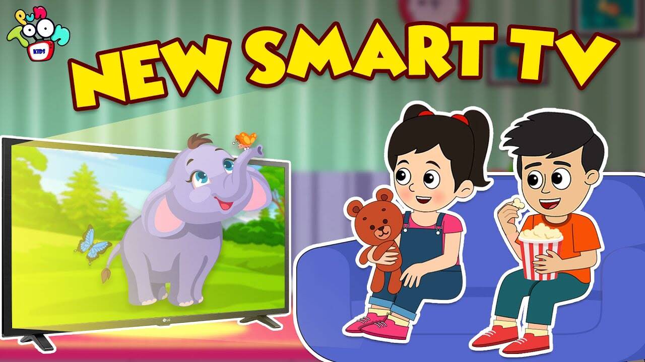 Watch Latest Kids English Nursery Story 'New Smart TV | Gattu's New TV ...