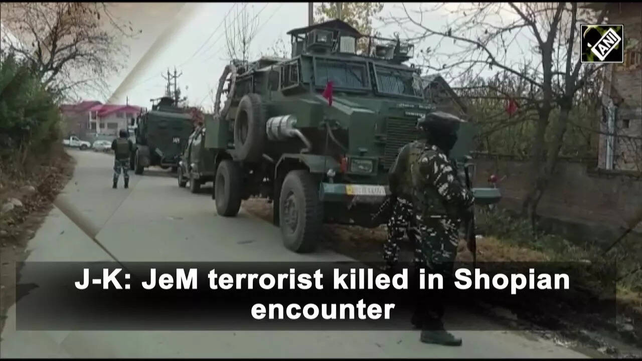 J-K: JeM terrorist killed in Shopian encounter