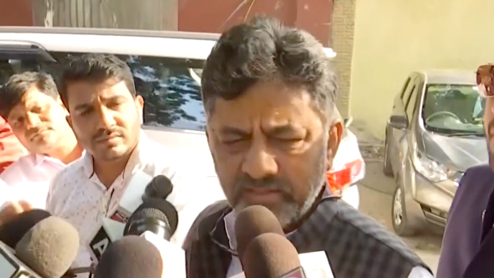 National Herald Case: DK Shivakumar appears before ED