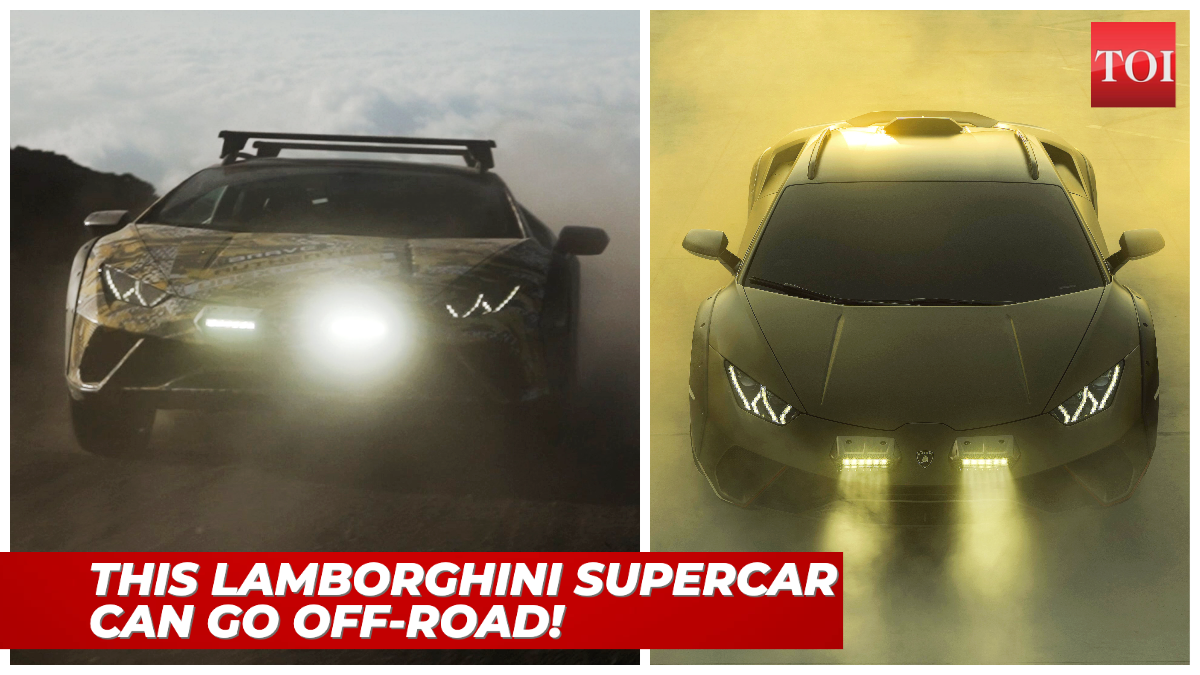 Watch Lamborghini's all-terrain Huracan Sterrato in action: Beefed up ...