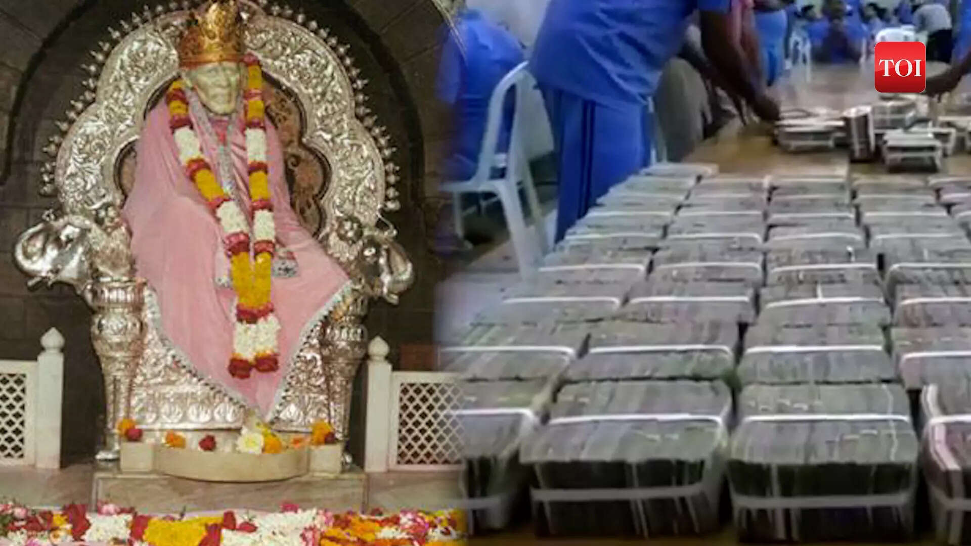 Devotees shower record-breaking treasure in Saibaba trust offers more ...