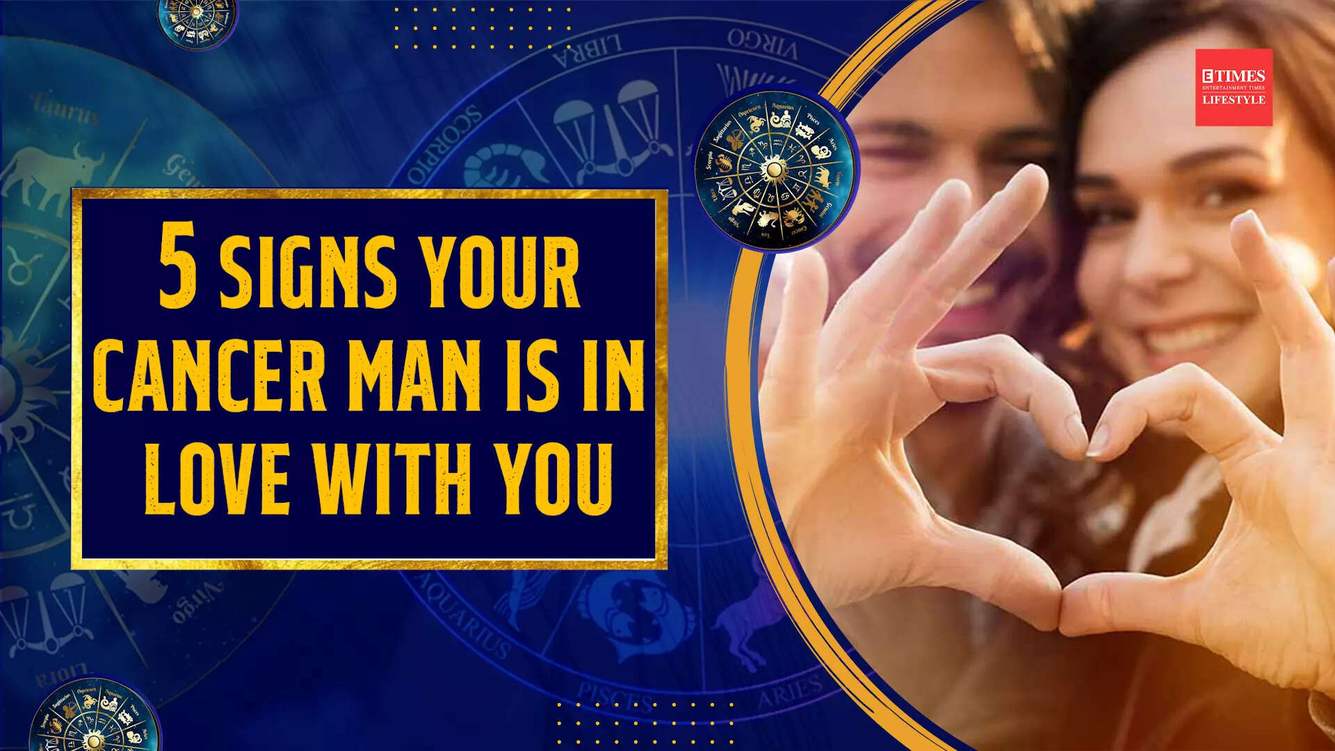 5 signs your Cancer man is in love with you