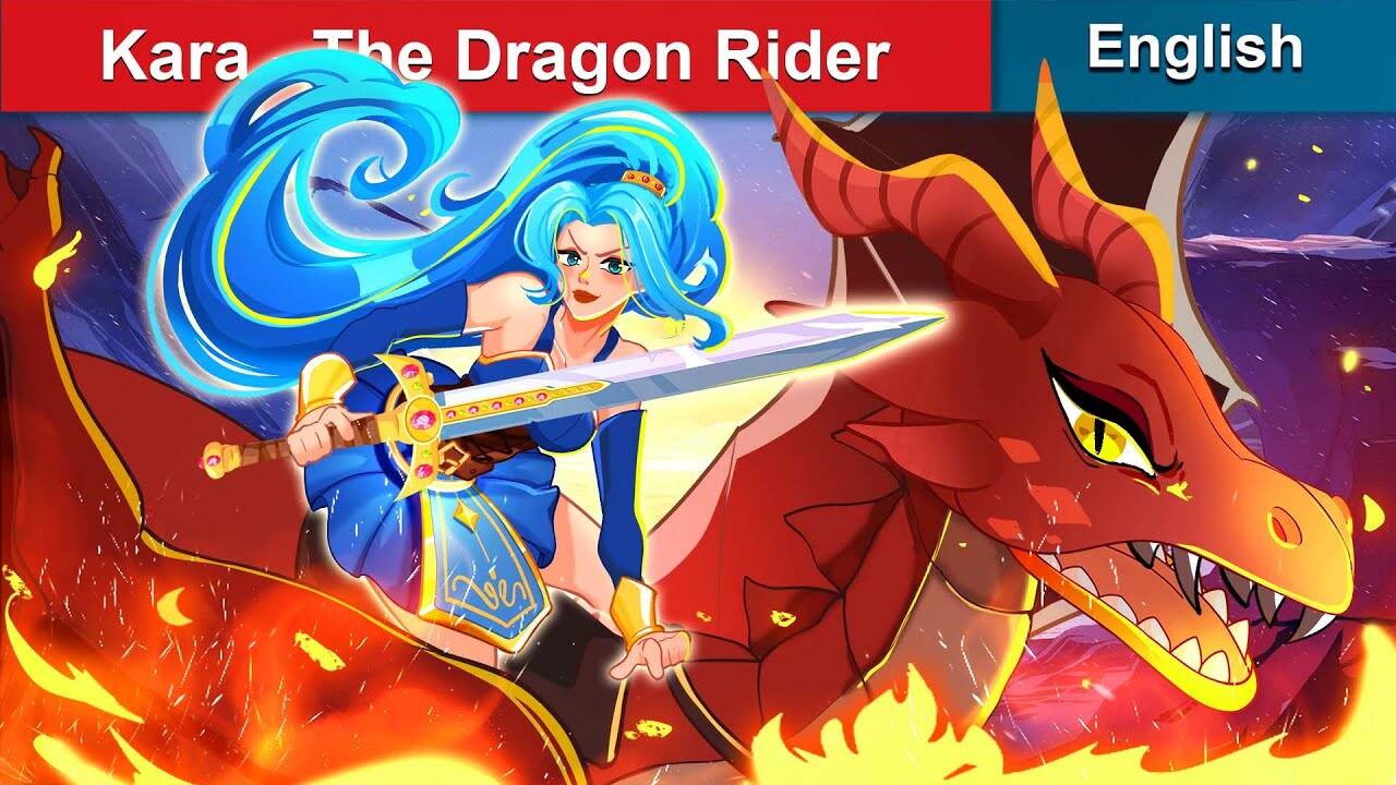 Watch Latest Kids English Nursery Story 'Kara - The Dragon Rider' For ...
