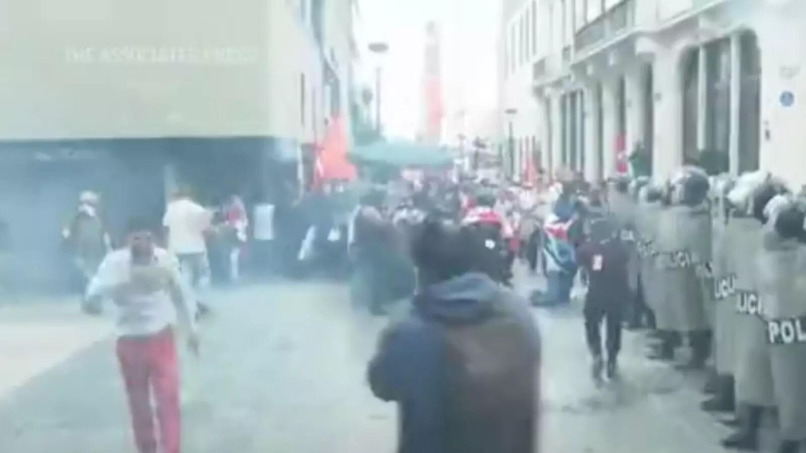 Protest in Peruvian capital against President Castillo