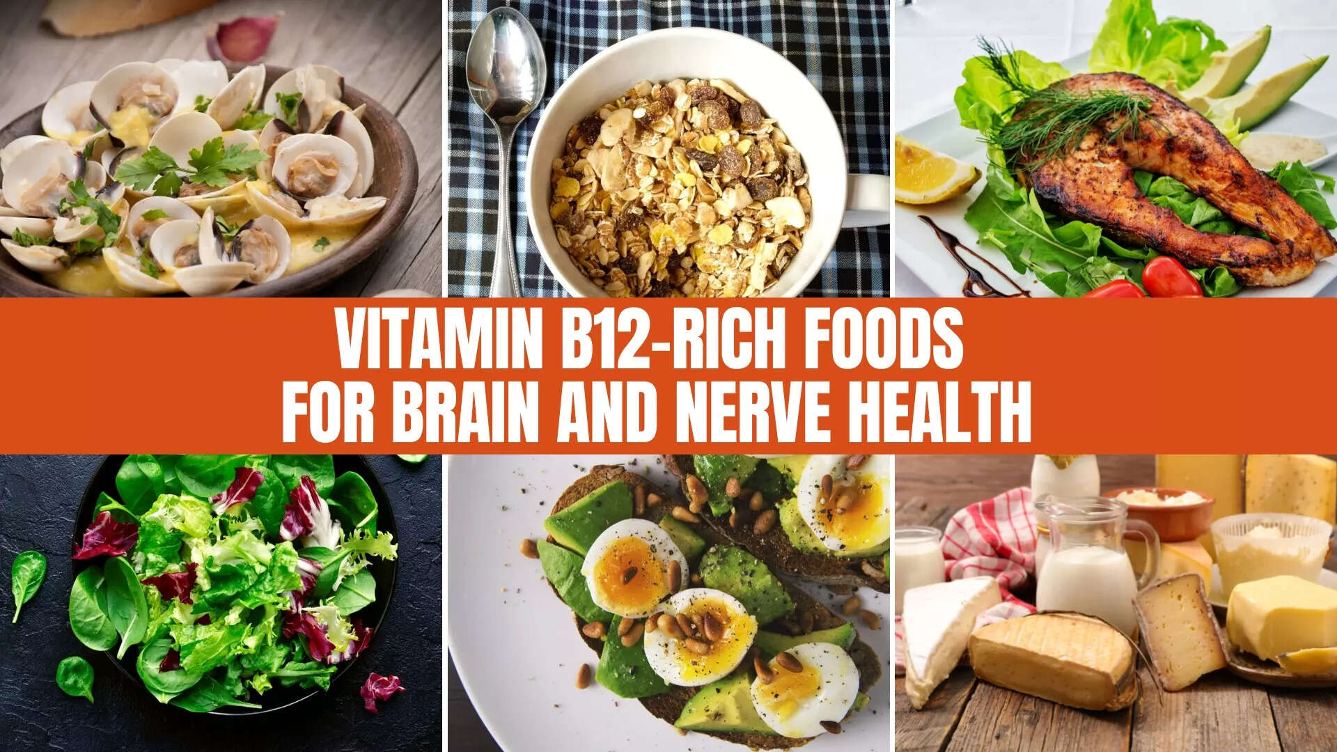 Vitamin B12-rich foods for brain and nerve health