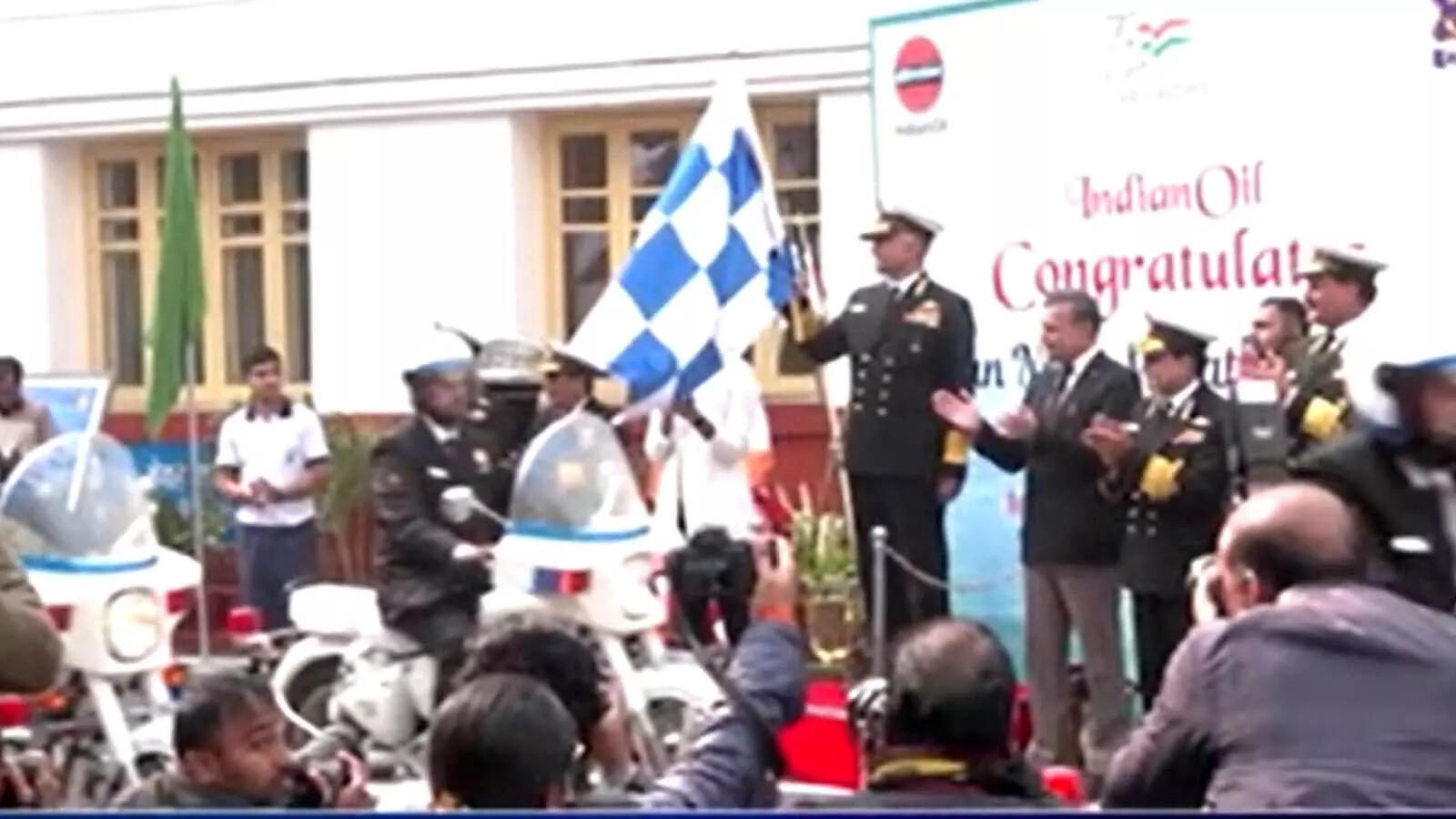 Navy Chief Admiral R Hari Kumar flags in 1,500-km-long running ...