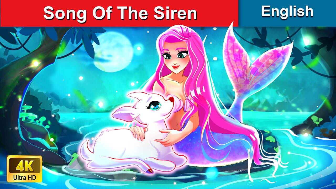 Watch Latest Kids English Nursery Story 'Mermaid Siren' For Kids ...
