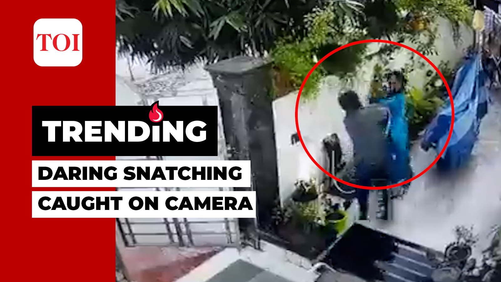 On cam: Man snatches gold chain from woman inside her house