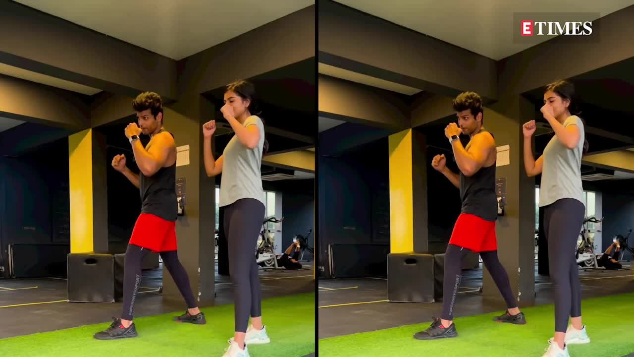 Kalyani Priyadarshan hits the gym with her ‘Varane Avashyamund’ co-star ...