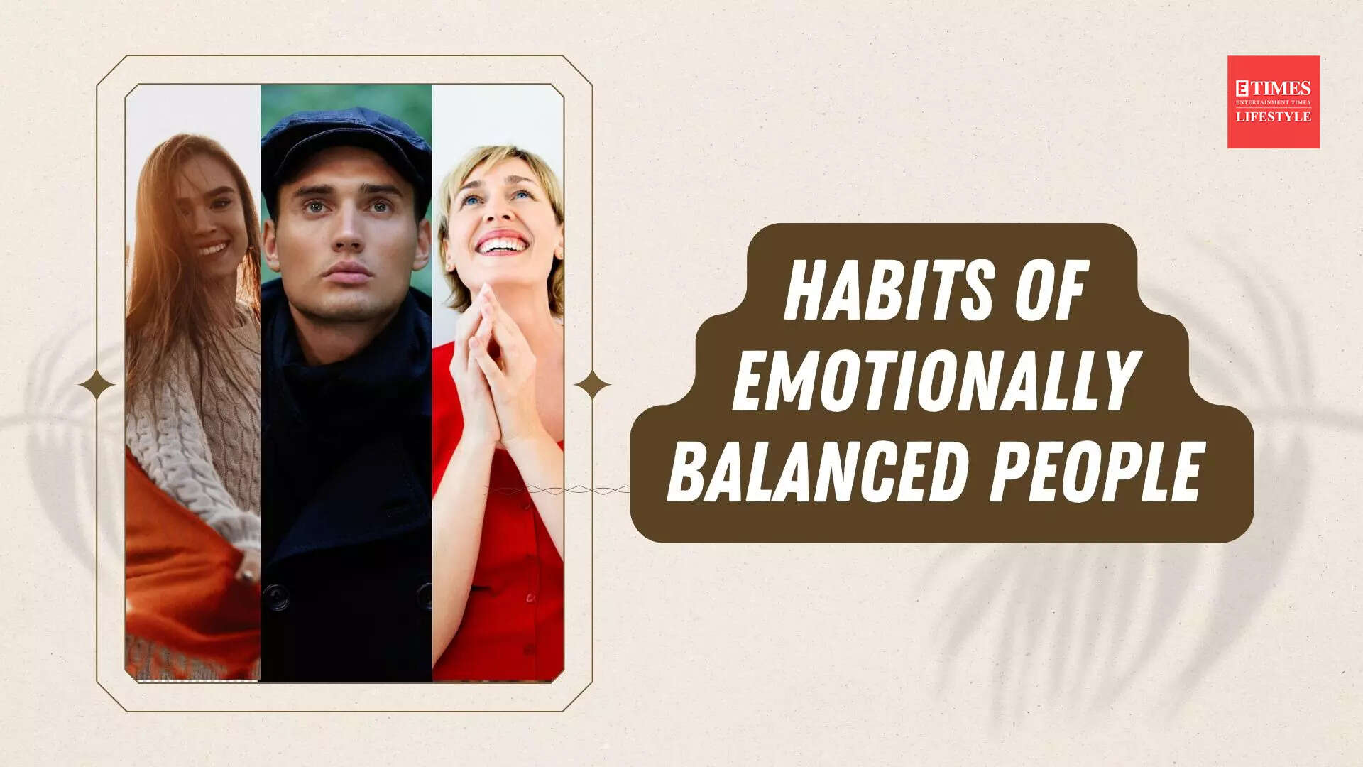 Habits of emotionally balanced people