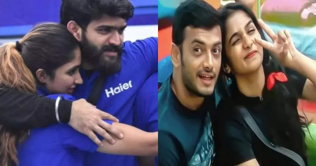 From Roopesh Shetty-Saniya Iyer to Aravind KP-Divya Uruduga: Here’s a look at popular Bigg Boss ...