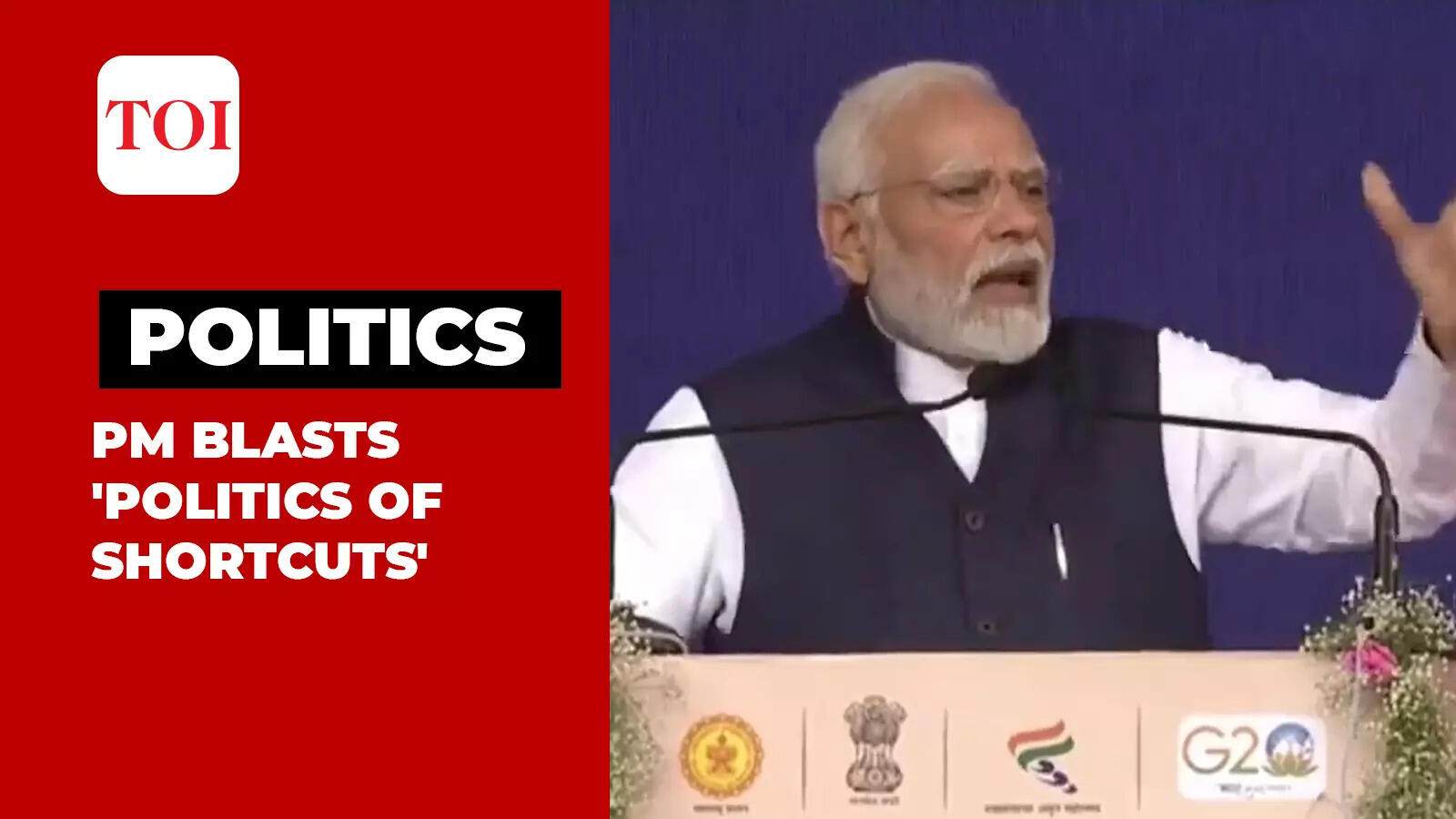 Politics of shortcuts will turn country hollow from inside: PM Modi ...