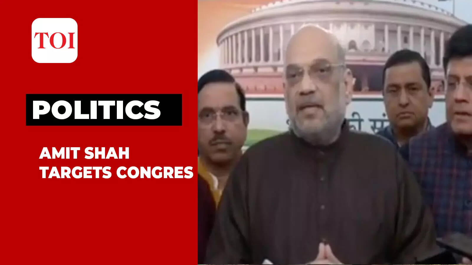 Amit Shah targets Congress on funding from Chinese Embassy