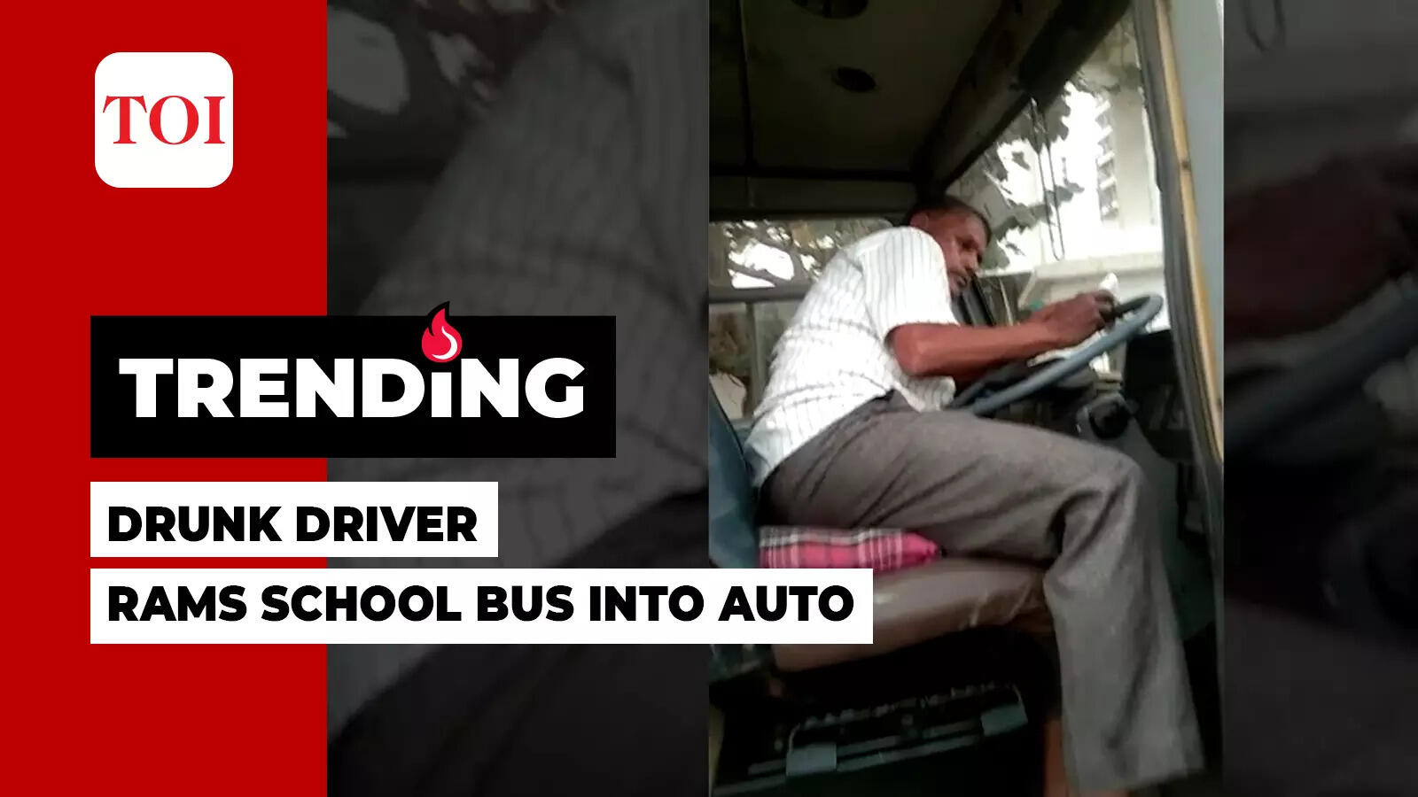 Close shave for 40 children as school bus rams into auto in Navi Mumbai; ‘drunk’ driver booked