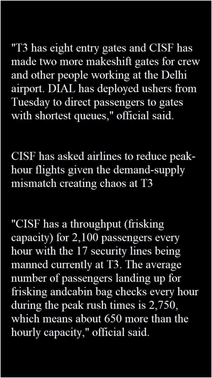 Delhi Airport News: More staff at Delhi airport immigration cells ...