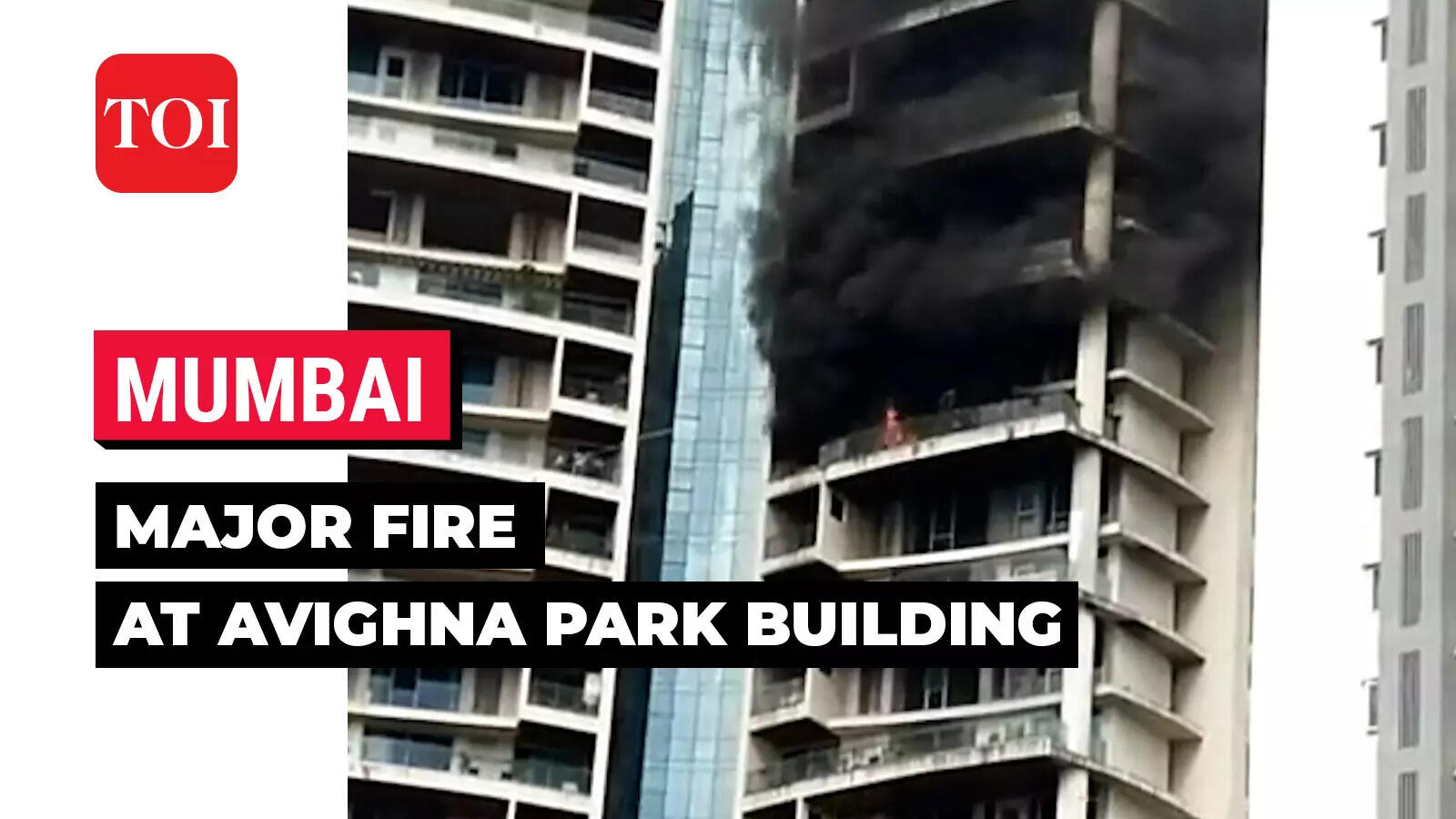 Mumbai: Major fire at Avighna Park building in Lower Parel