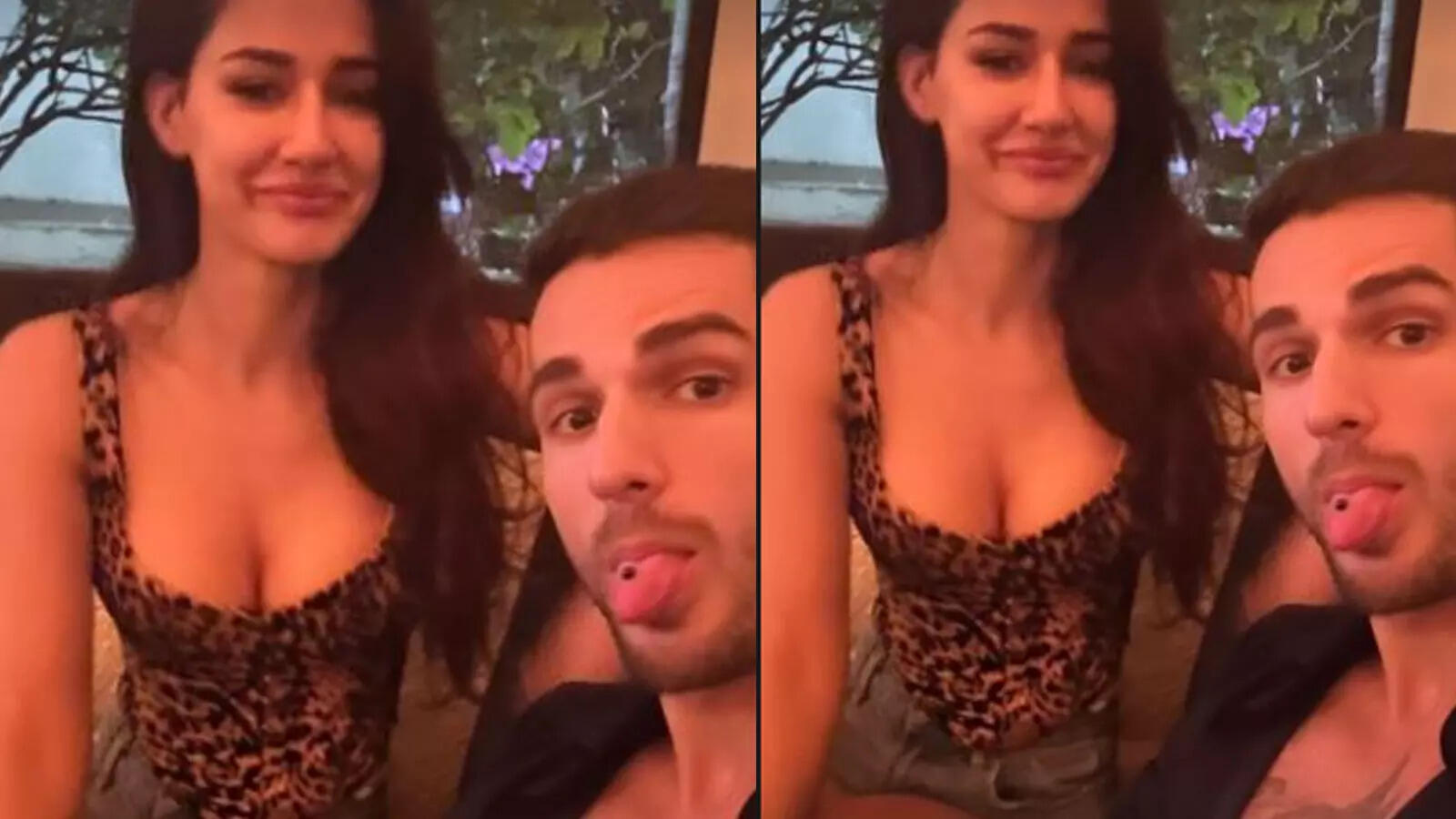 Disha Patani flaunts her glamorous avatar as she gets playful with her rumoured boyfriend ...