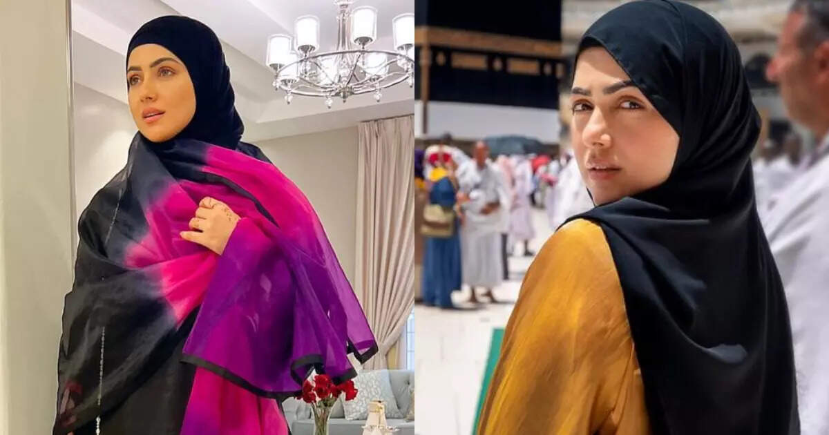 Post quitting showbiz here’s how Sana Khan is living her marital life; a look at her pictures in ...