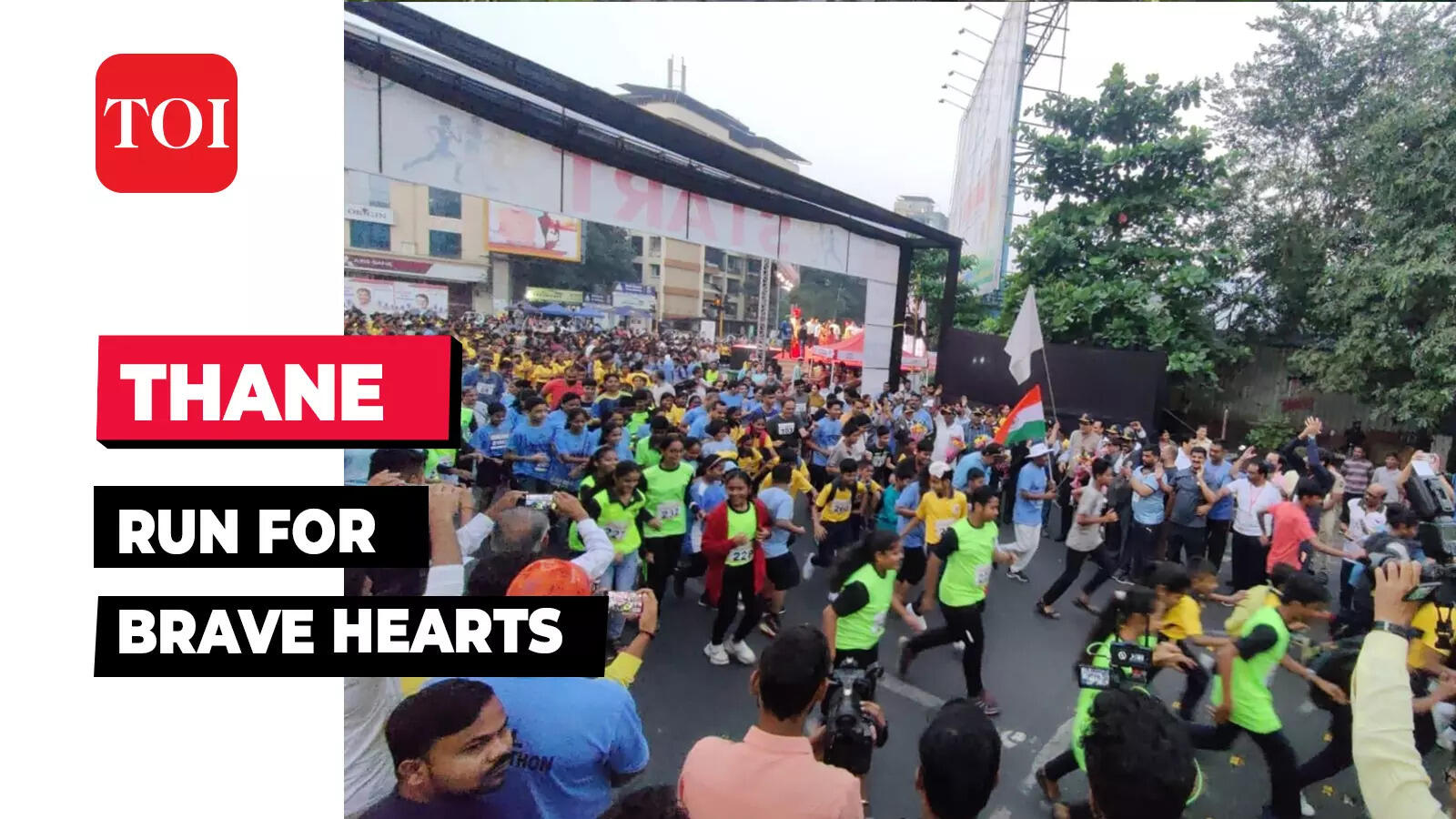 Thane: Soldierathon kicks off to commemorate martyrs, hundreds take ...