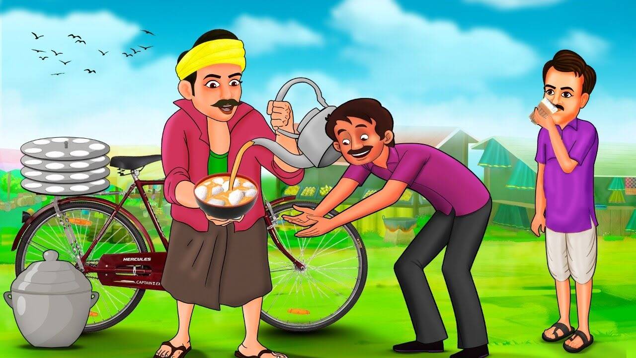 Watch Popular Children Hindi Story 'Garib Idli Chai Wale Ki Safalta ...