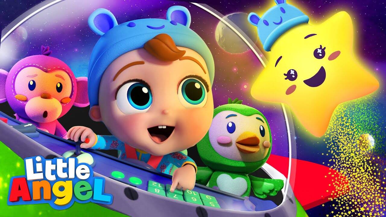 English Nursery Rhymes: Kids Video Song in English 'Twinkle Twinkle ...