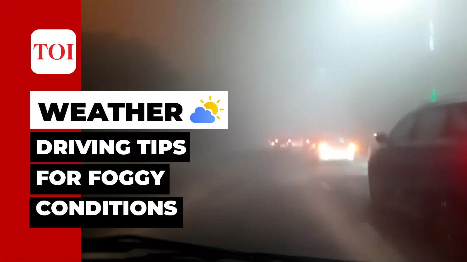 Driving in foggy conditions? Important tips to keep in mind