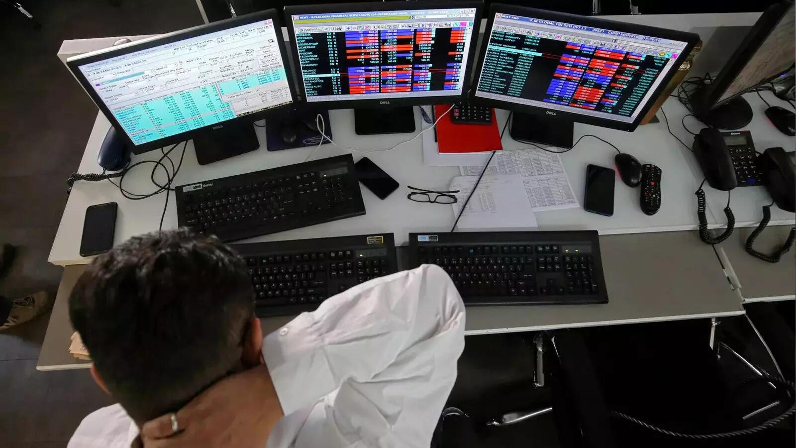 Sensex drops 600 pts, Nifty below 18,000; all sectors in the red ...