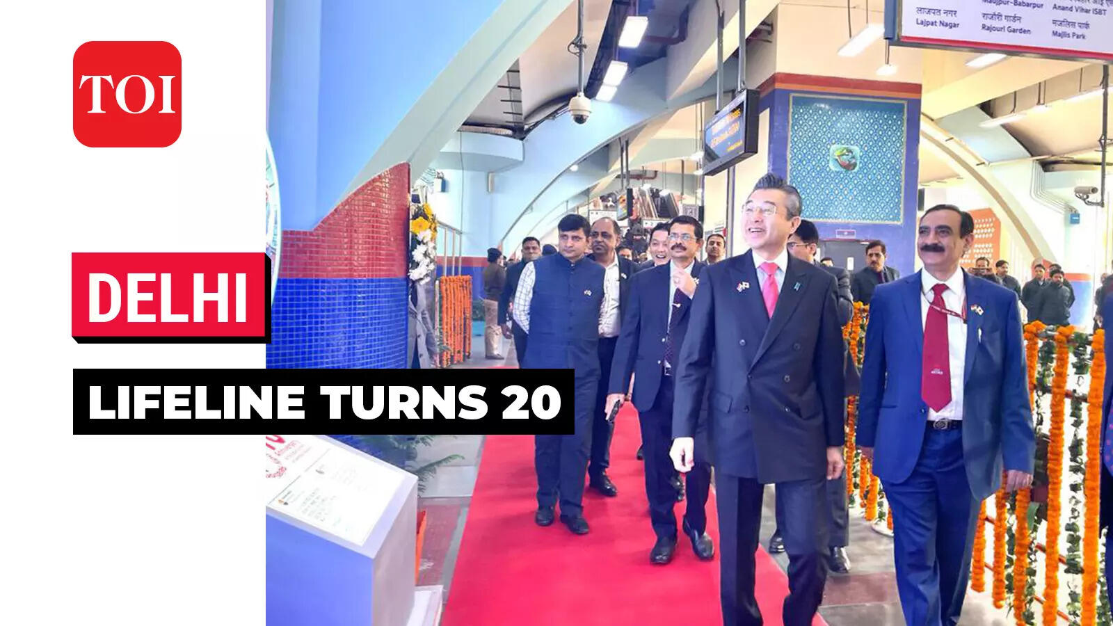 delhi metro: Watch: Special exhibition at Welcome metro station as ...