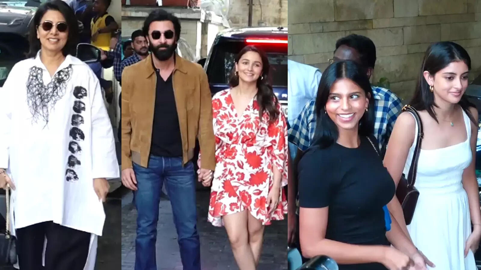 Kapoors' annual Christmas lunch: Ranbir Kapoor, Alia Bhatt, Suhana Khan ...