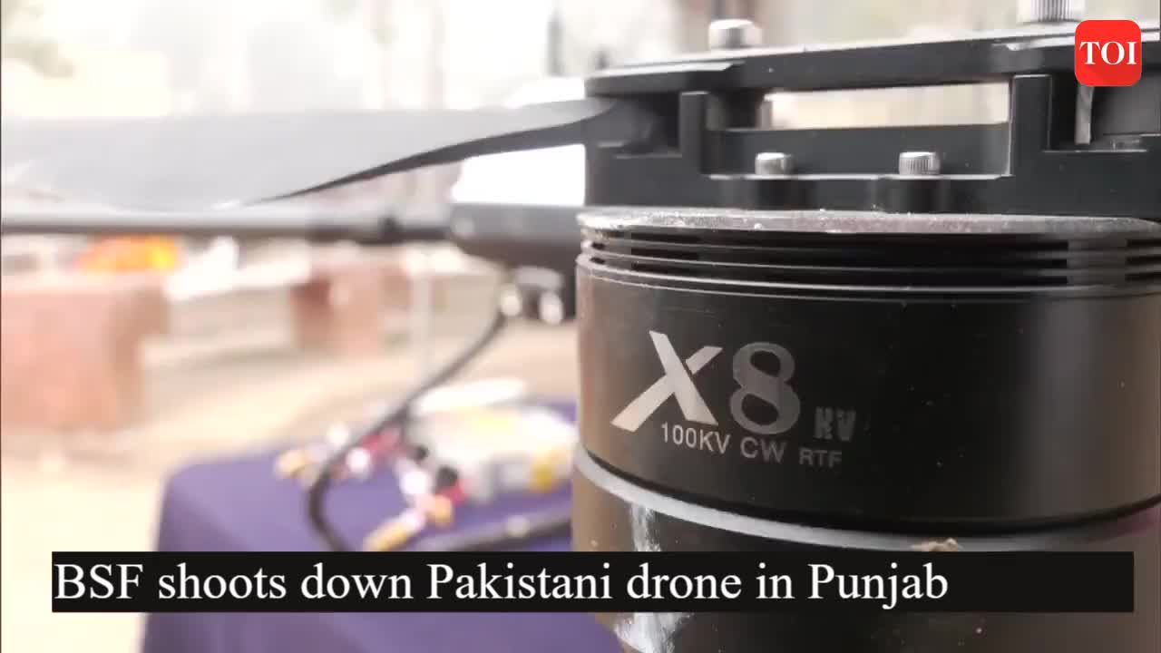 BSF shoots down Pakistani drone in Punjab's Amritsar BSF shoots down Pakistani drone in Punjab's Amritsar