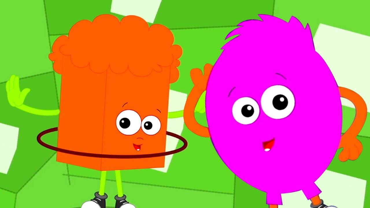 Nursery Rhymes in English: Children Video Song in English 'We are Shapes'